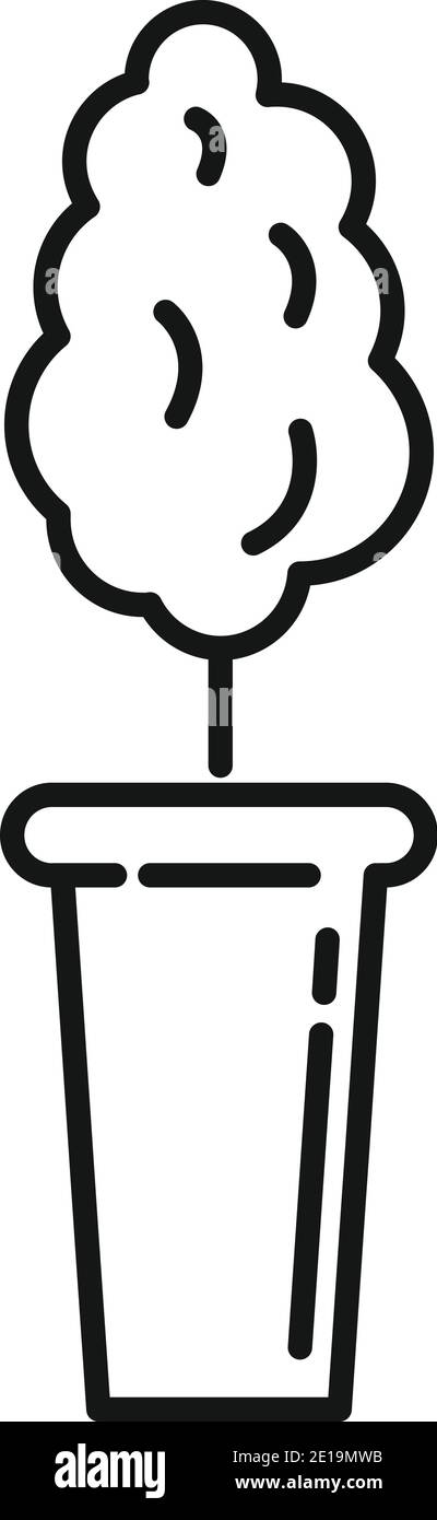 Tree plant pot icon, outline style Stock Vector Image & Art - Alamy