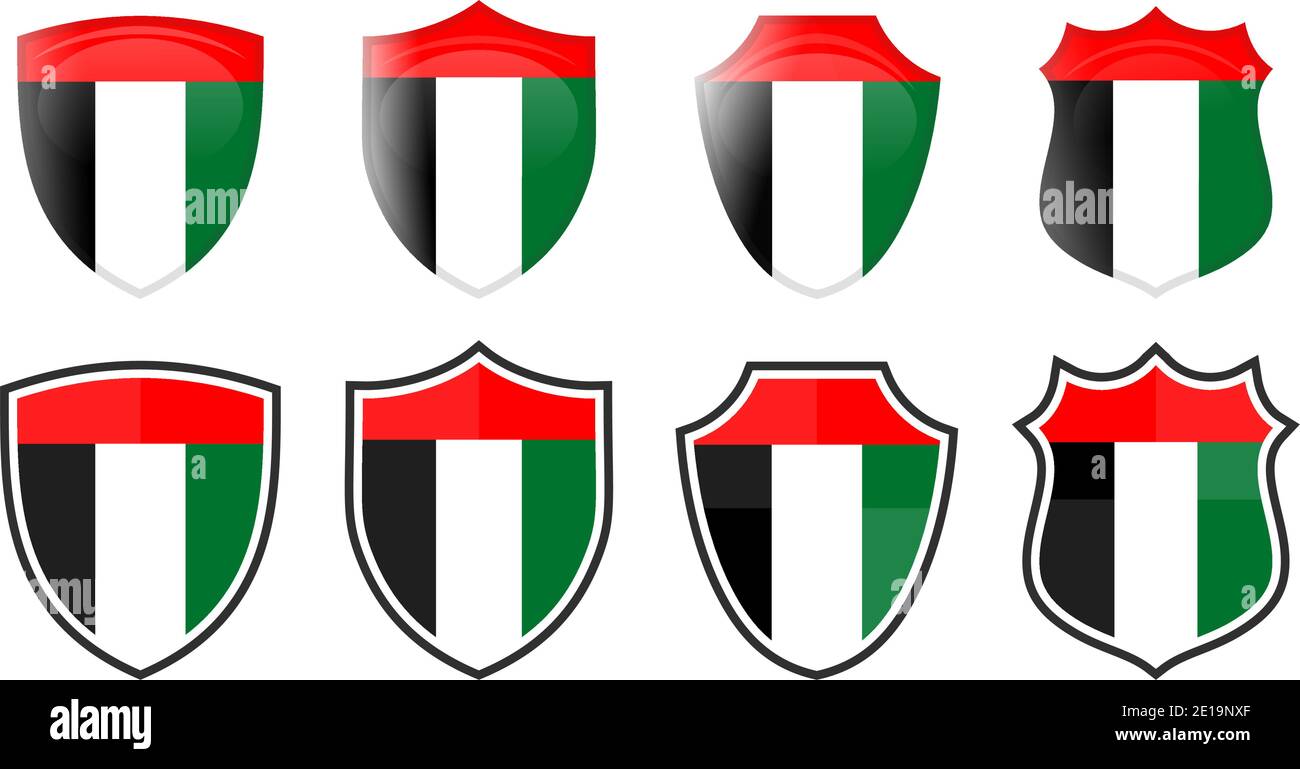 Uae flag Cut Out Stock Images & Pictures - Alamy