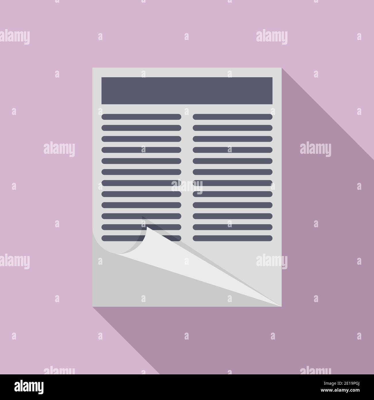 Pr specialist documents icon, flat style Stock Vector Image & Art - Alamy