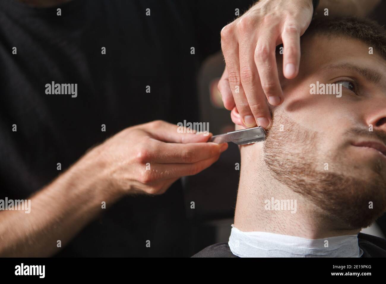 Design shaved into hair hi-res stock photography and images - Alamy