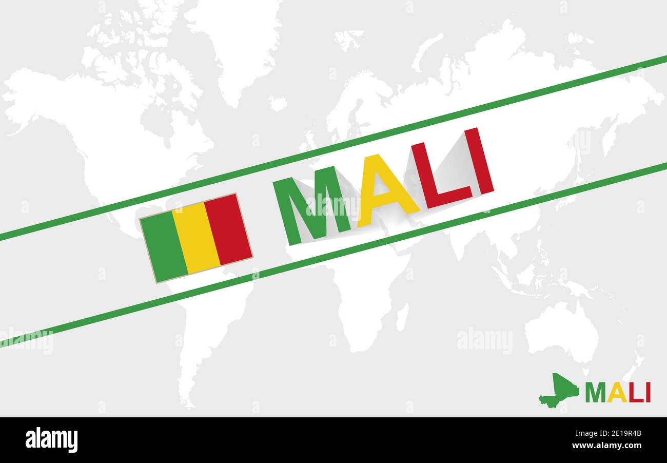 Map mali on background Stock Vector Images - Alamy