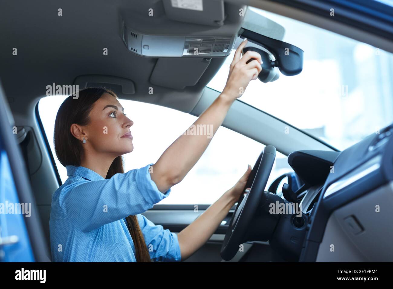 Mirror adjustment hi-res stock photography and images - Alamy
