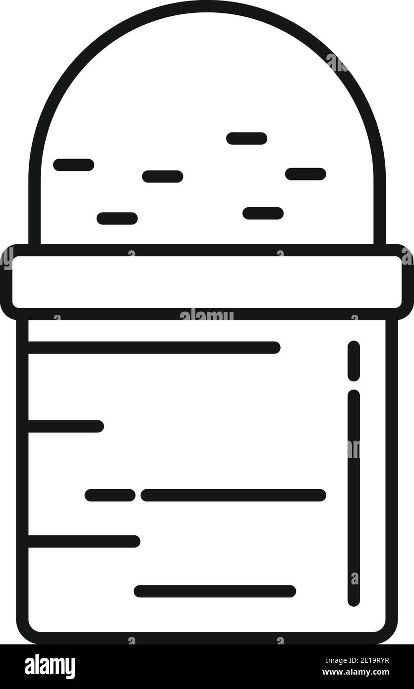 White bucket full organic Stock Vector Images - Alamy