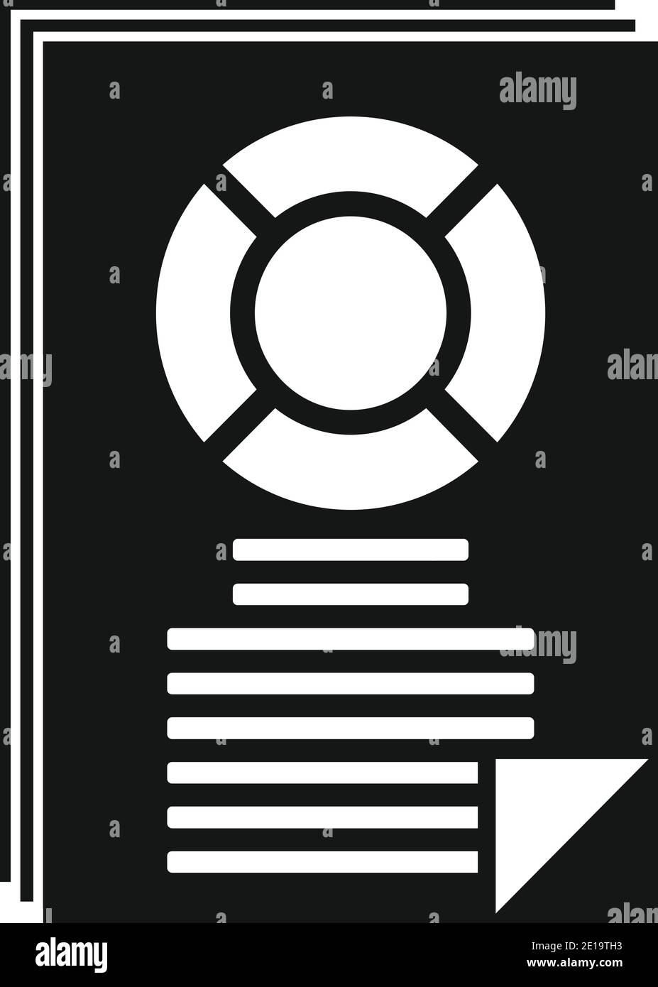 Sociology data paper icon, simple style Stock Vector Image & Art - Alamy