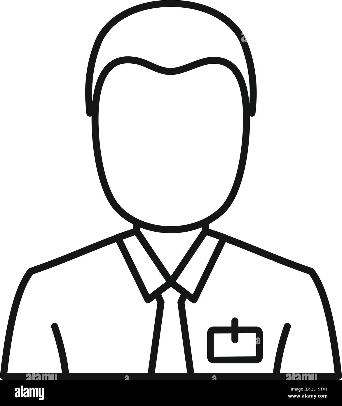 Product manager man icon, outline style Stock Vector Image & Art - Alamy