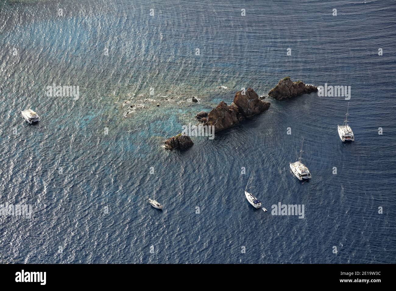 British Virgin Islands: Pelican Island, north of Norman Island ...