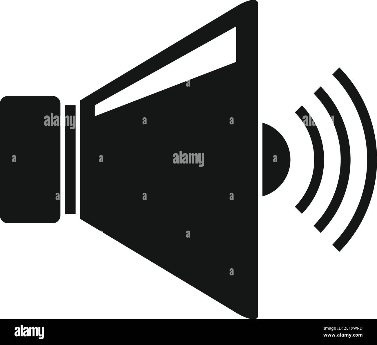 Speaker icon, simple style Stock Vector Image & Art - Alamy