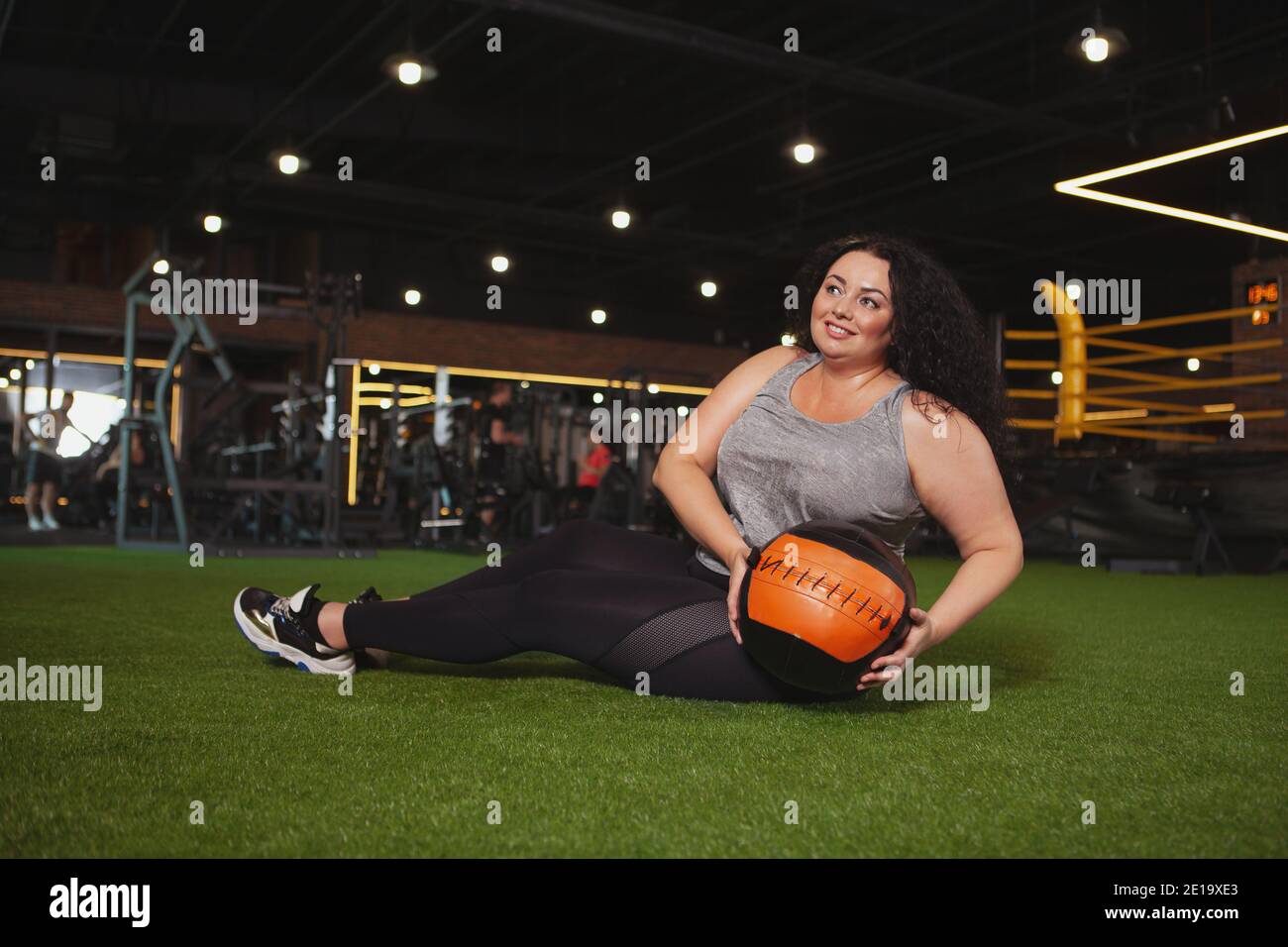 Overweight plump mature woman hi-res stock photography and images - Alamy