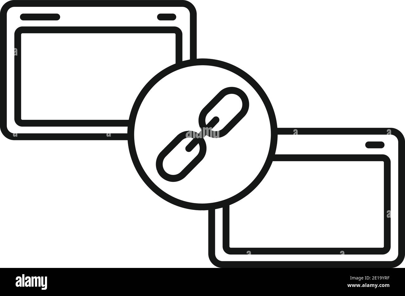 Ranking target icon outline Stock Vector Images - Alamy