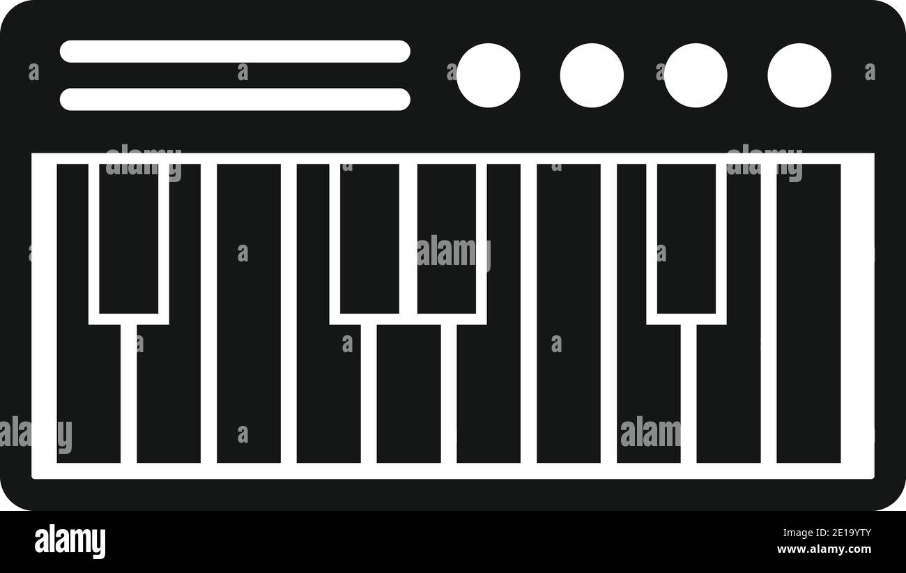 Electric piano icon, simple style Stock Vector Image & Art - Alamy