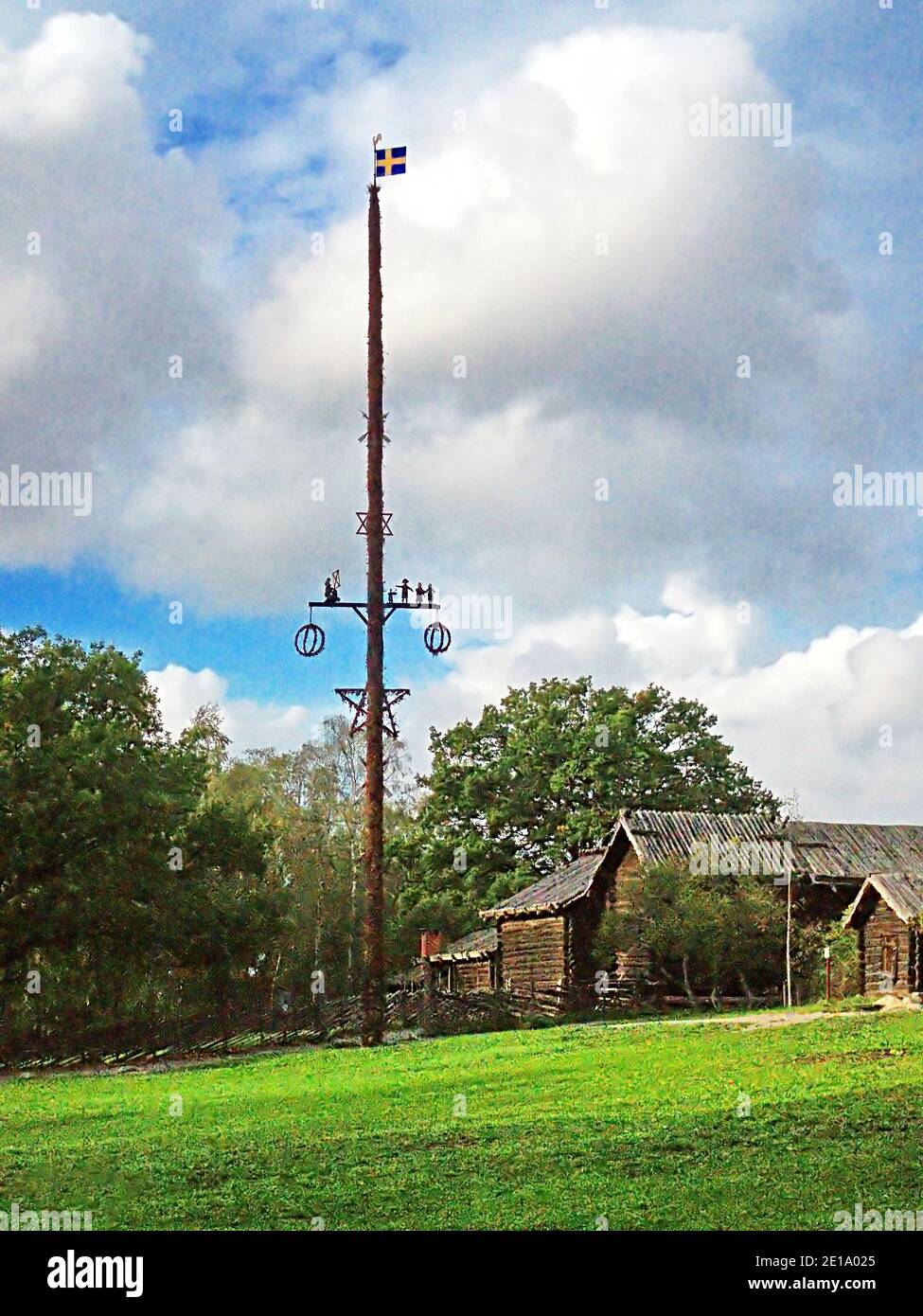 Stockholm midsummer day celebration skansen hi-res stock photography and images - Alamy