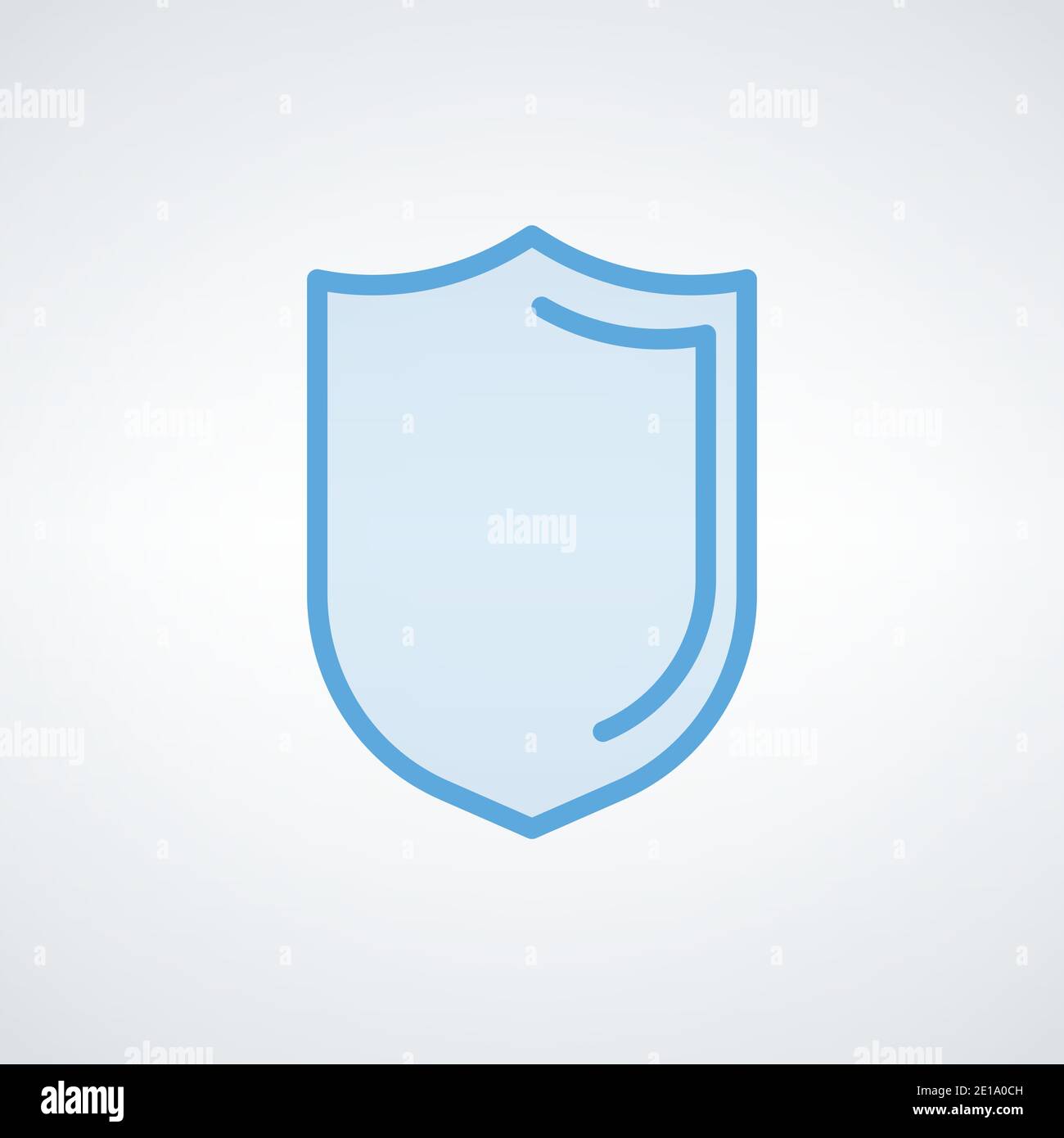 Vector blank shield icon for your web and presentations. Security ...