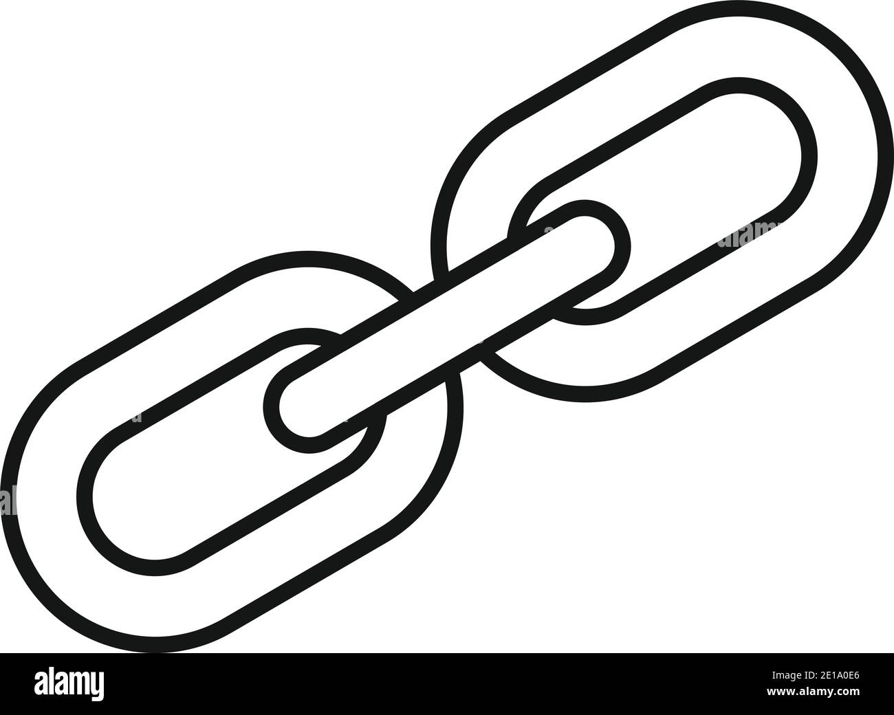 Links strategy chain icon, outline style Stock Vector Image & Art - Alamy