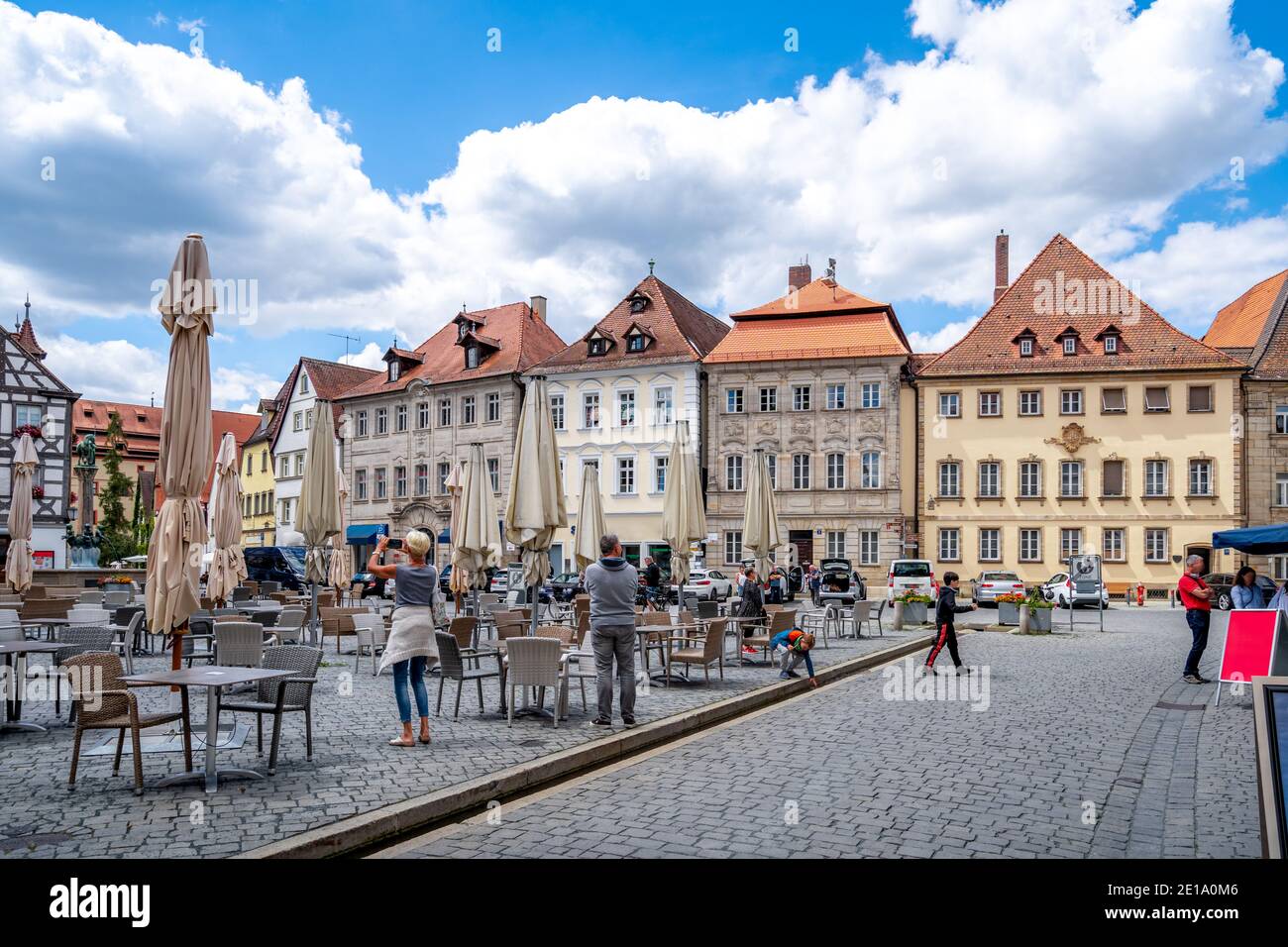 Main Street, Forchheim, Bavaria, Germany Stock Photo - Alamy