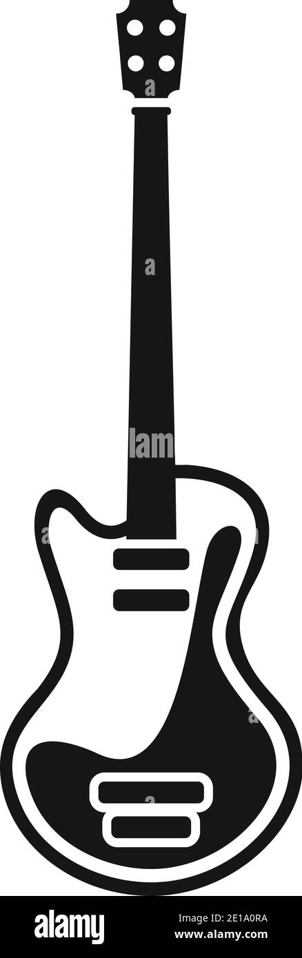 Music guitar icon, simple style Stock Vector Image & Art - Alamy