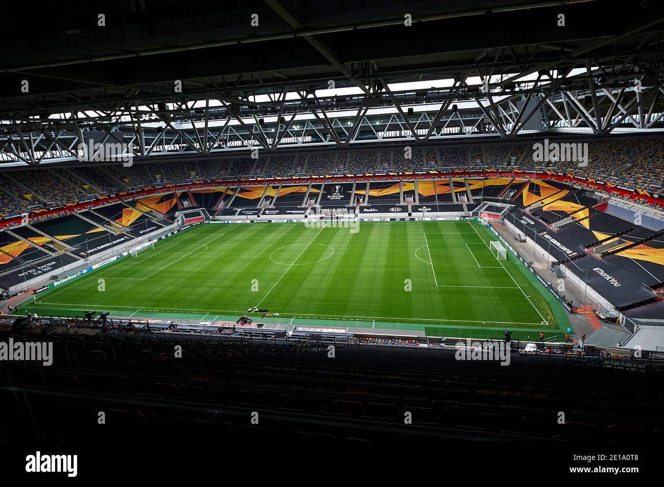 GERMANY, DUESSELDORF - AUGUST 16, 2020: Esprit Arena sports complex in ...
