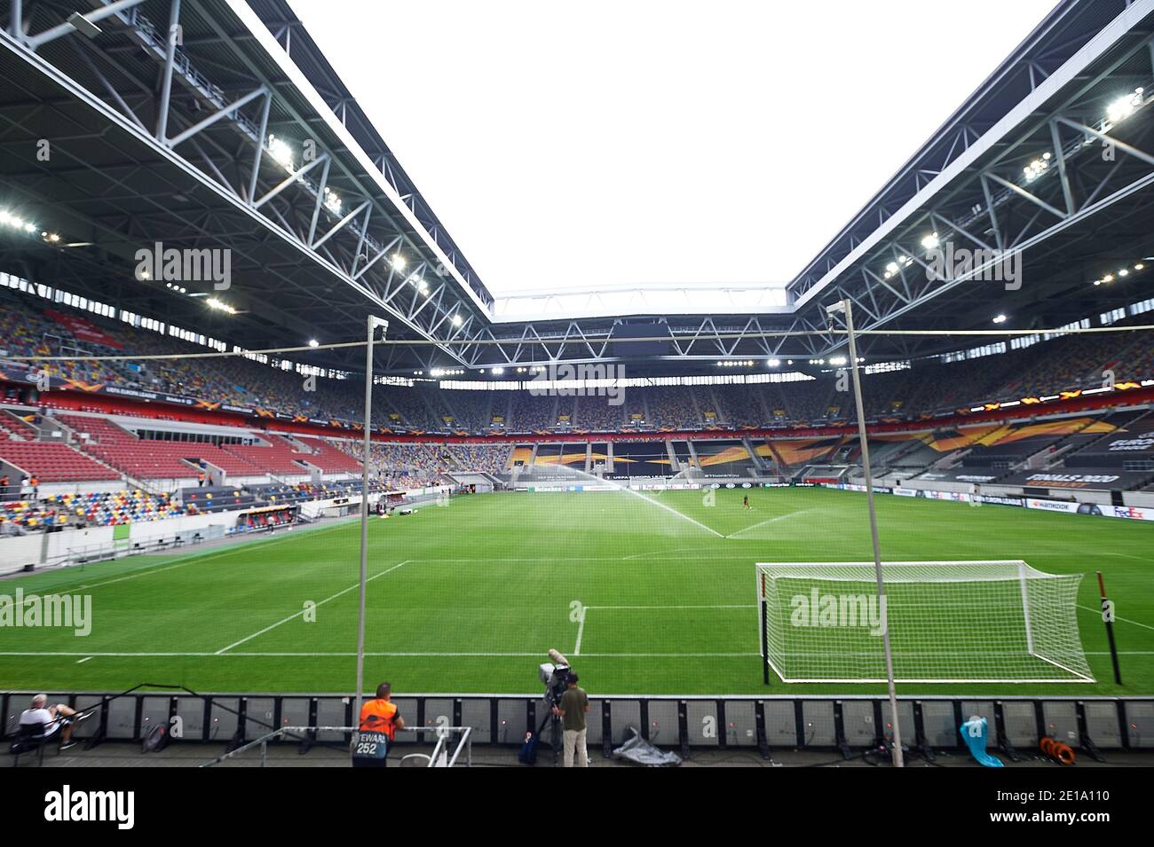 GERMANY, DUESSELDORF - AUGUST 16, 2020: Esprit Arena sports complex in ...