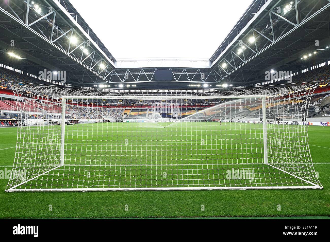 GERMANY, DUESSELDORF - AUGUST 16, 2020: Esprit Arena sports complex in ...
