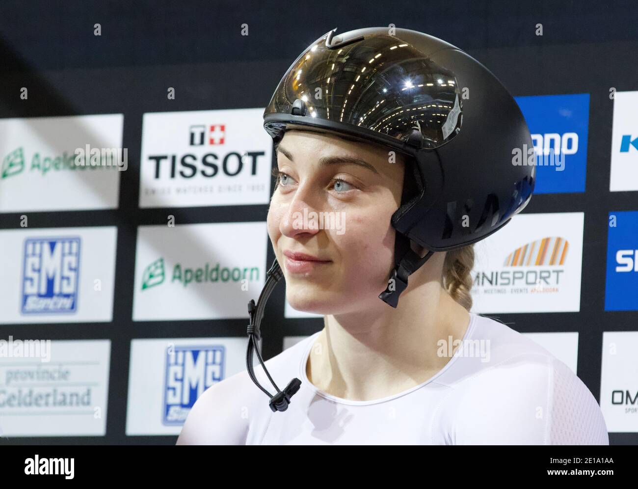 Daria Shmeleva from Russia during the 2018 UCI Track Cycling World ...