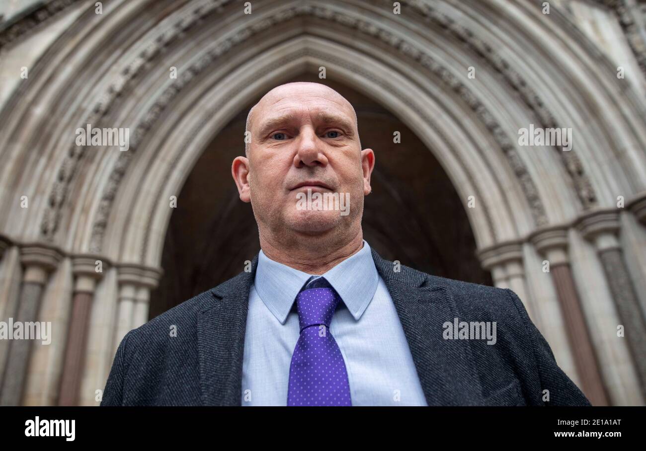 pic shows: Andy Green at the High Court in London today 16.10.20 He is ...