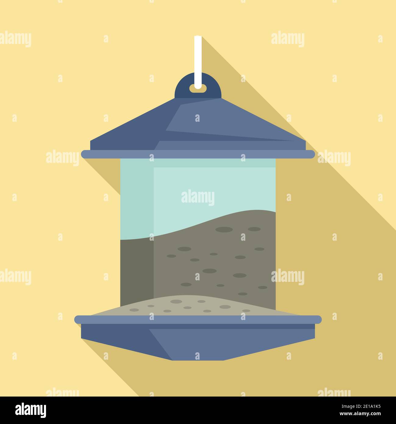 Birdhouse and bird feeders Stock Vector Images - Alamy