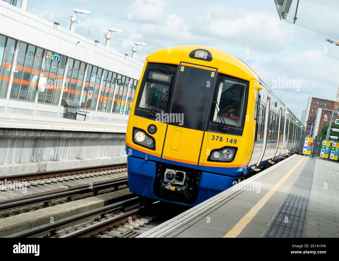 London tube train driver hi-res stock photography and images - Alamy