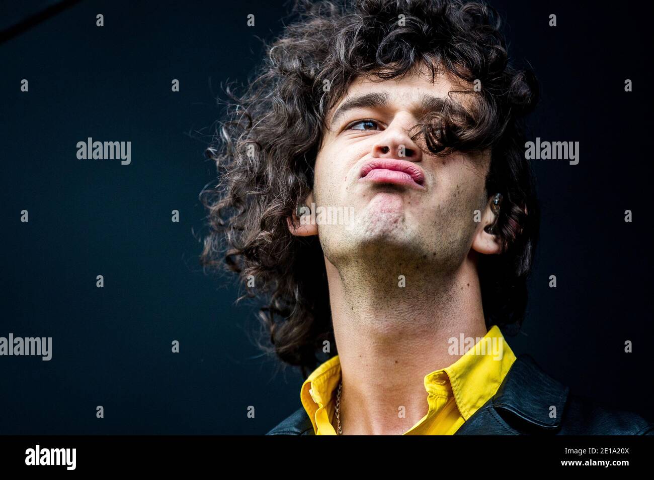 Matty Healy Curly Hair