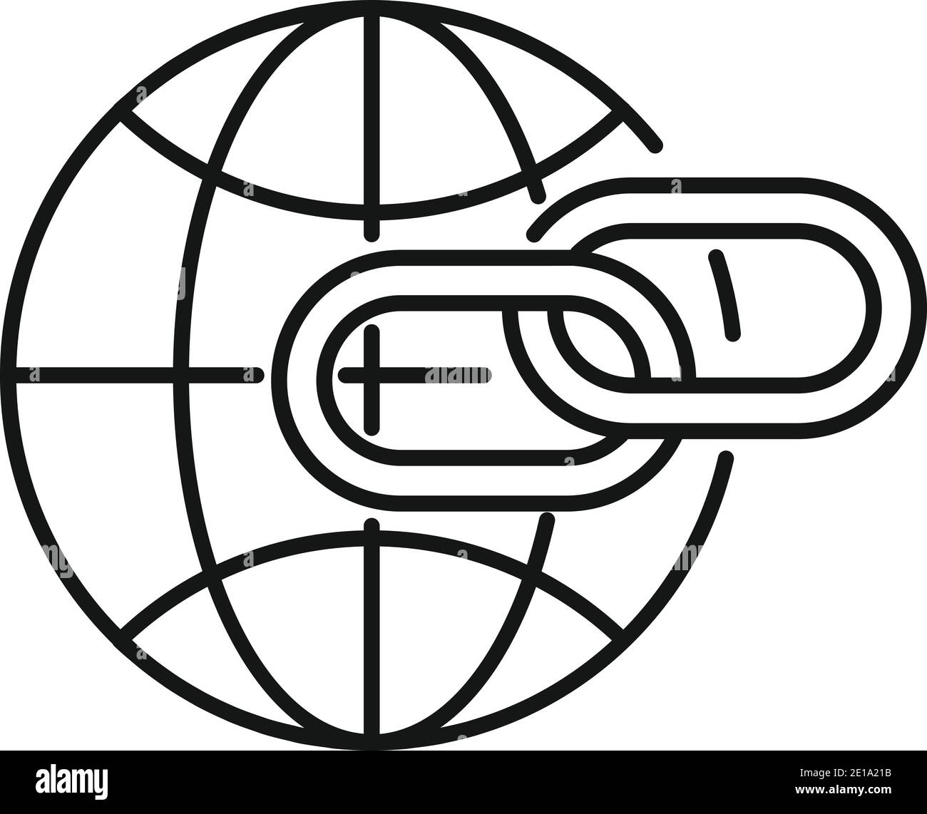 Global links strategy icon, outline style Stock Vector Image & Art - Alamy