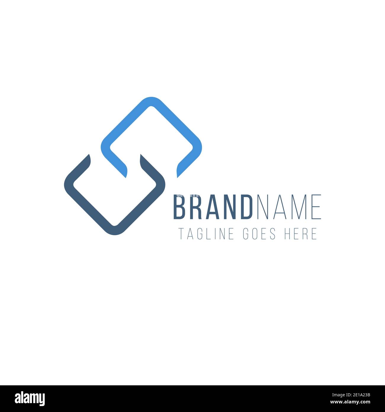 abstract unity symbol, link template logo design. Stock Vector ...