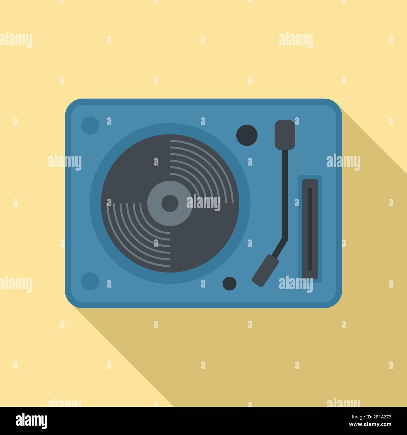 Vinyl disc player icon, flat style Stock Vector Image & Art - Alamy