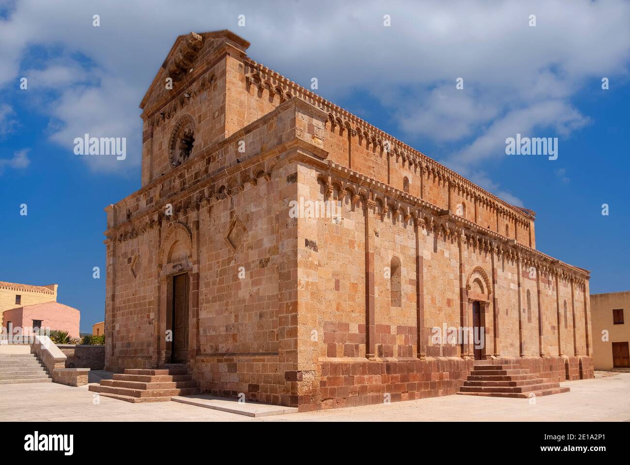 Tratalias, Sardinia, Italy - July 2011, Cathedral Santa Maria of ...