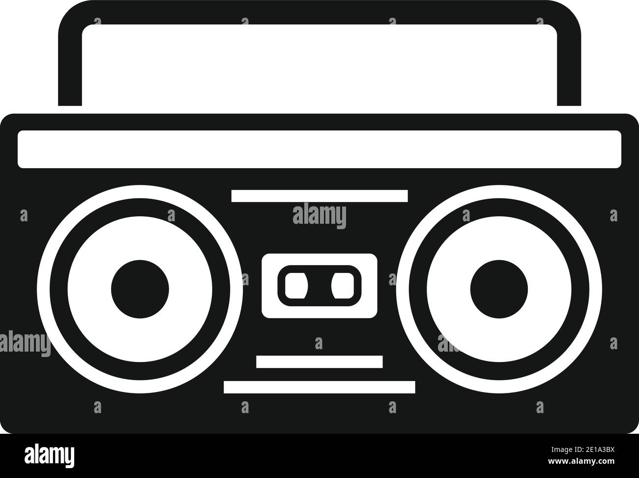 Boombox icon, simple style Stock Vector Image & Art - Alamy