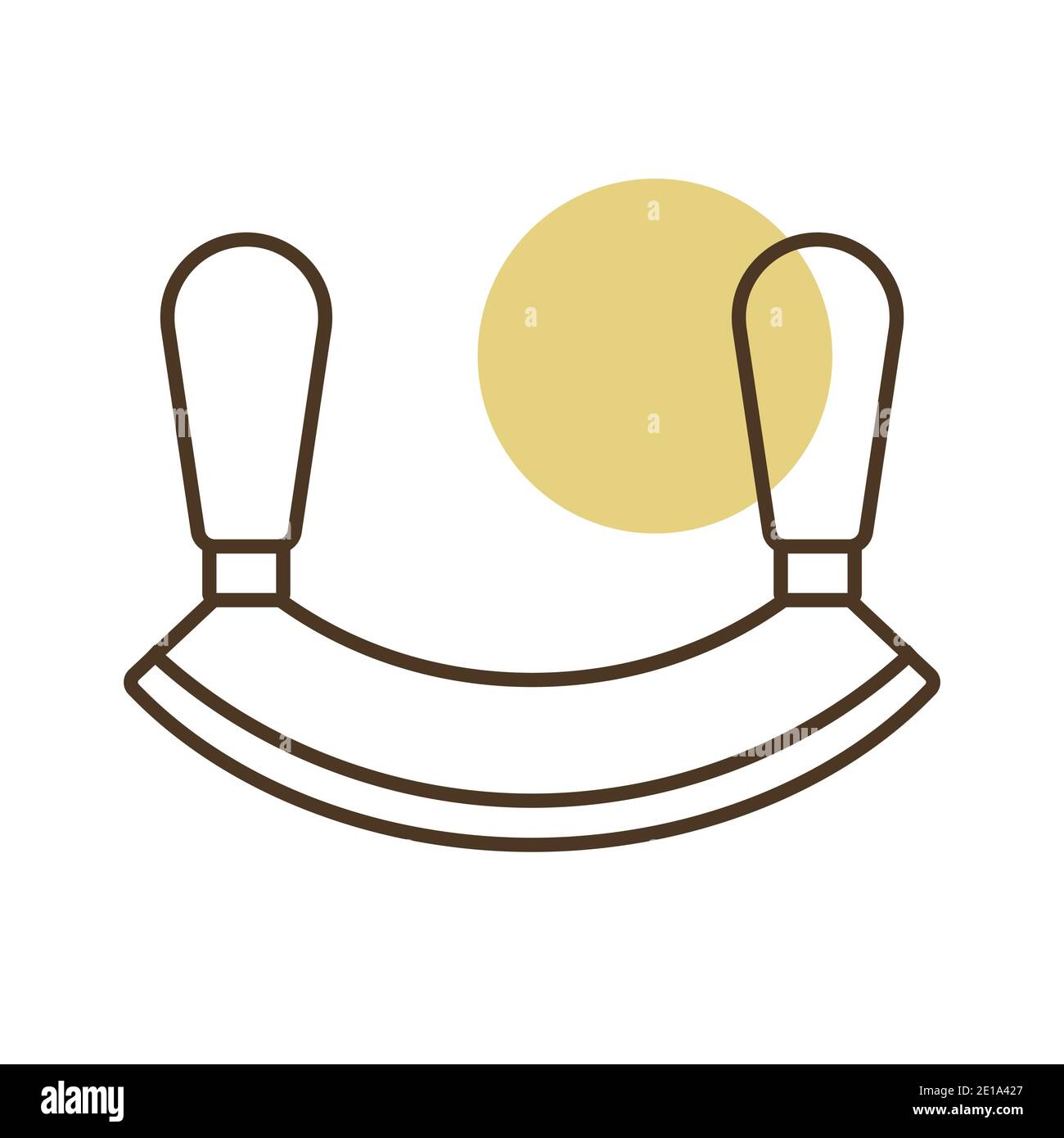 Mezzaluna chopper Stock Vector Images - Alamy