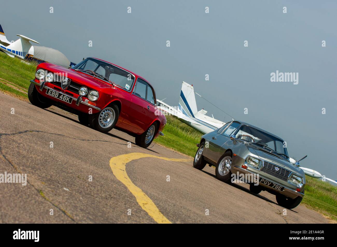 Alfa GT Veloce 1750 (Giulia GTV 105 Series) and Lancia Fulvia 1960s ...