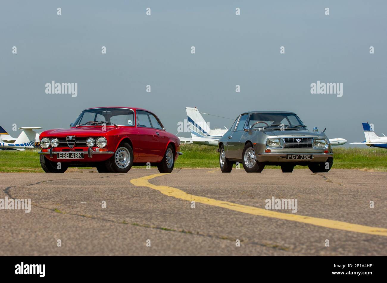 Alfa GT Veloce 1750 (Giulia GTV 105 Series) and Lancia Fulvia 1960s ...