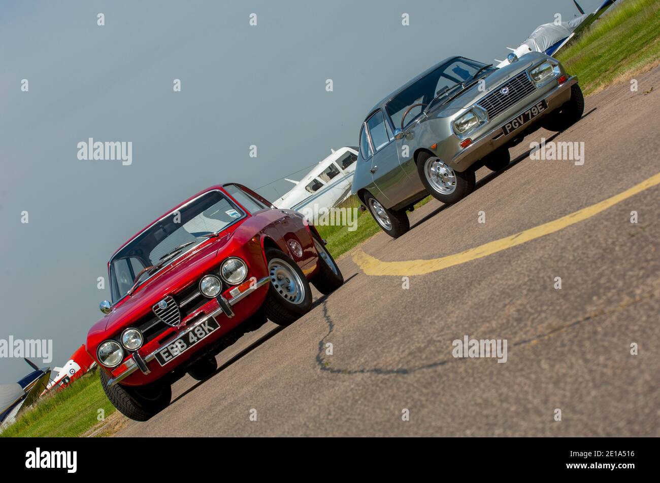 Alfa GT Veloce 1750 (Giulia GTV 105 Series) and Lancia Fulvia 1960s ...