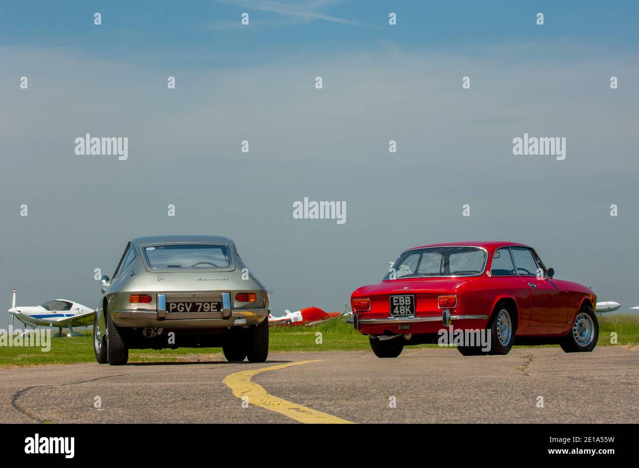 Alfa GT Veloce 1750 (Giulia GTV 105 Series) and Lancia Fulvia 1960s ...