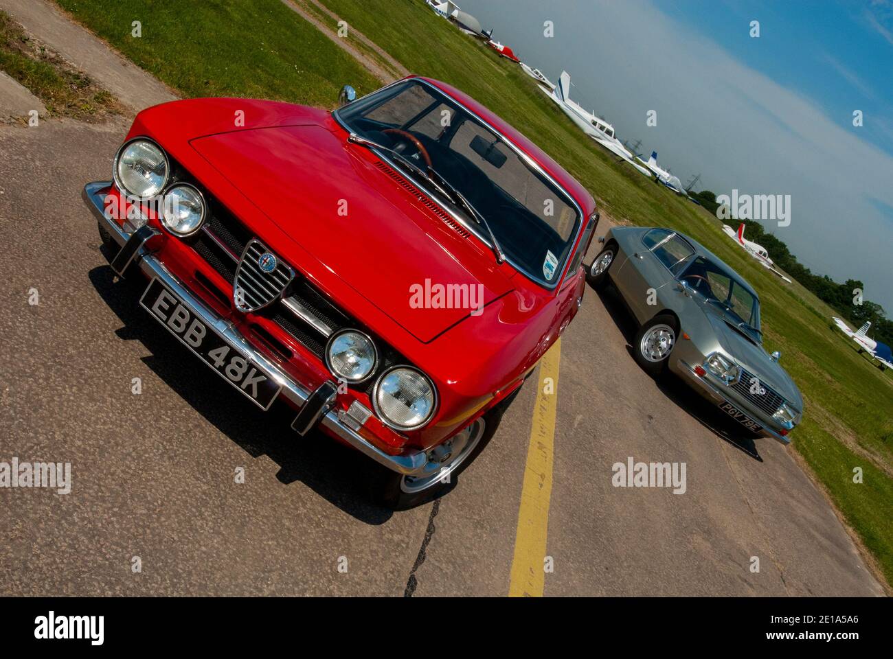 Alfa GT Veloce 1750 (Giulia GTV 105 Series) and Lancia Fulvia 1960s ...