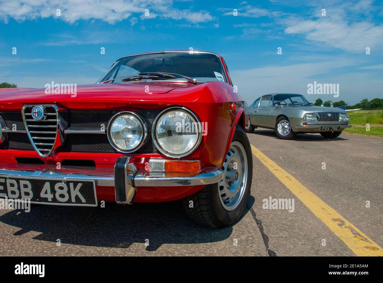 Alfa GT Veloce 1750 (Giulia GTV 105 Series) and Lancia Fulvia 1960s ...
