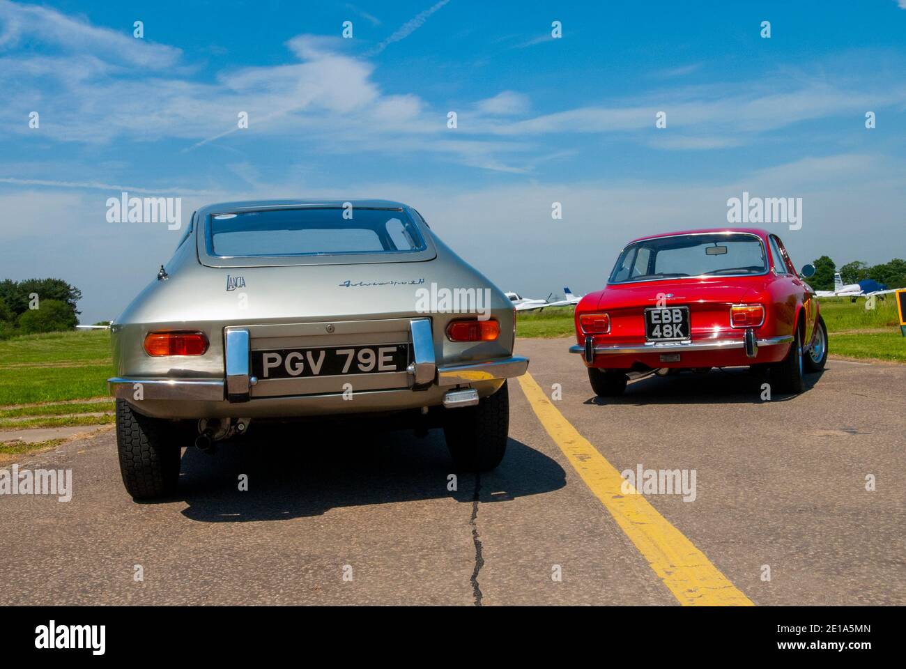 Alfa GT Veloce 1750 (Giulia GTV 105 Series) and Lancia Fulvia 1960s ...