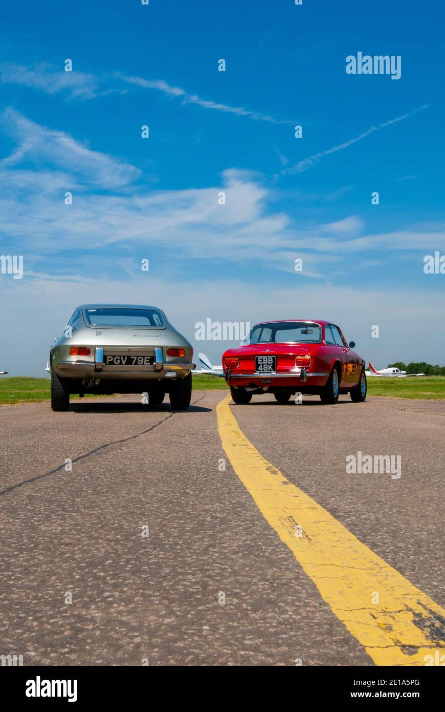 Alfa GT Veloce 1750 (Giulia GTV 105 Series) and Lancia Fulvia 1960s ...