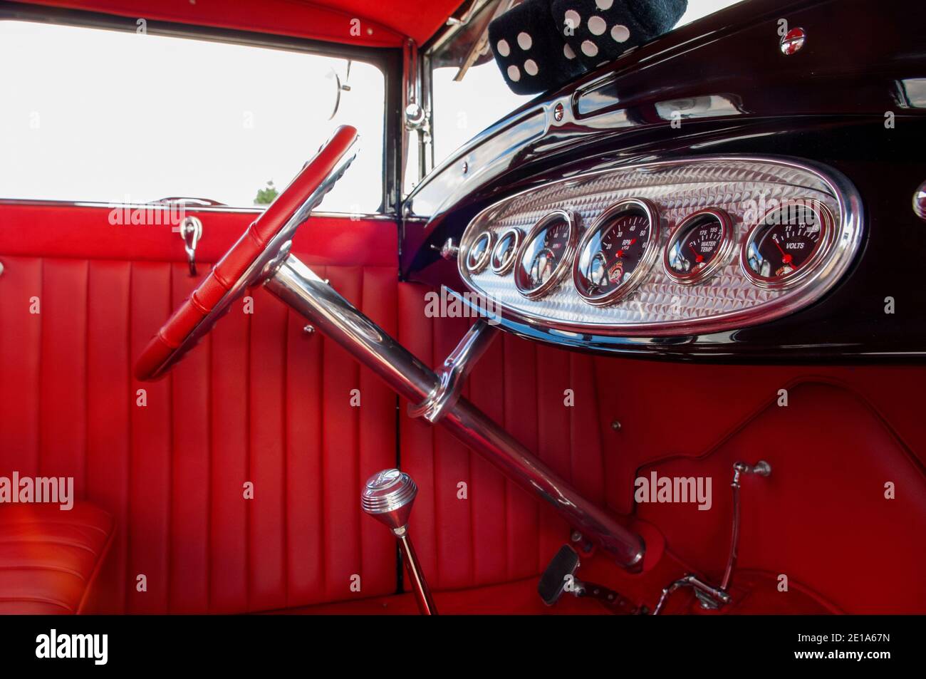 Ford Model A Full Fender hot rod Stock Photo - Alamy