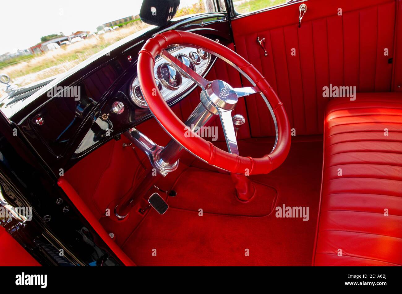 Ford Model A Full Fender hot rod Stock Photo - Alamy