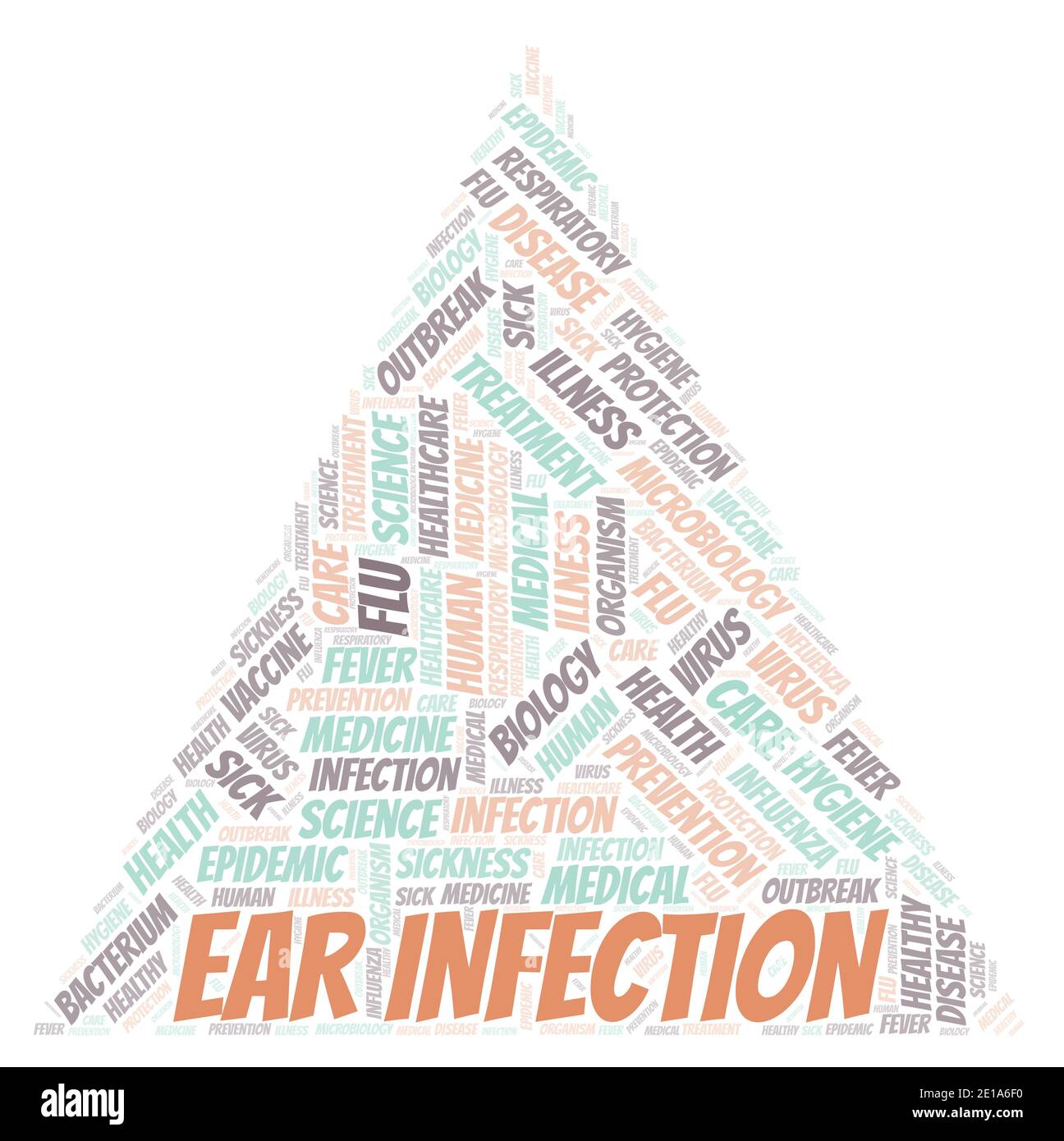 Ear Infection typography word cloud create with text only Stock Photo ...