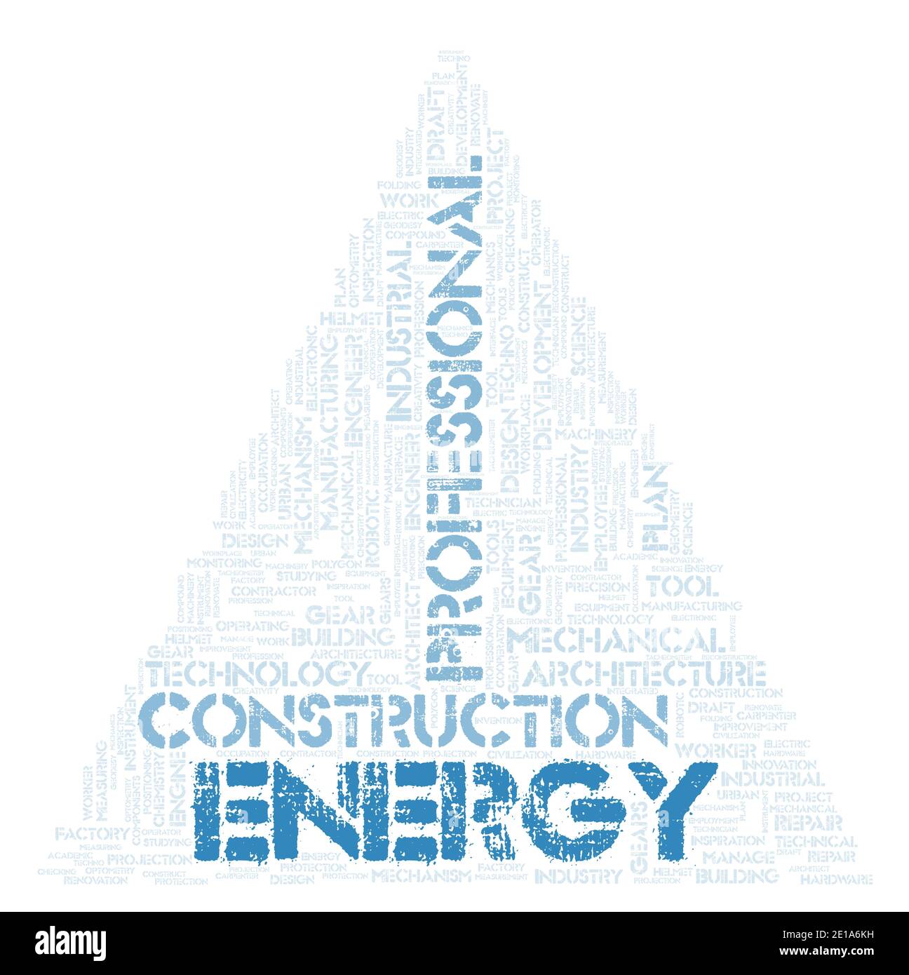 Energy typography word cloud create with text only Stock Photo - Alamy