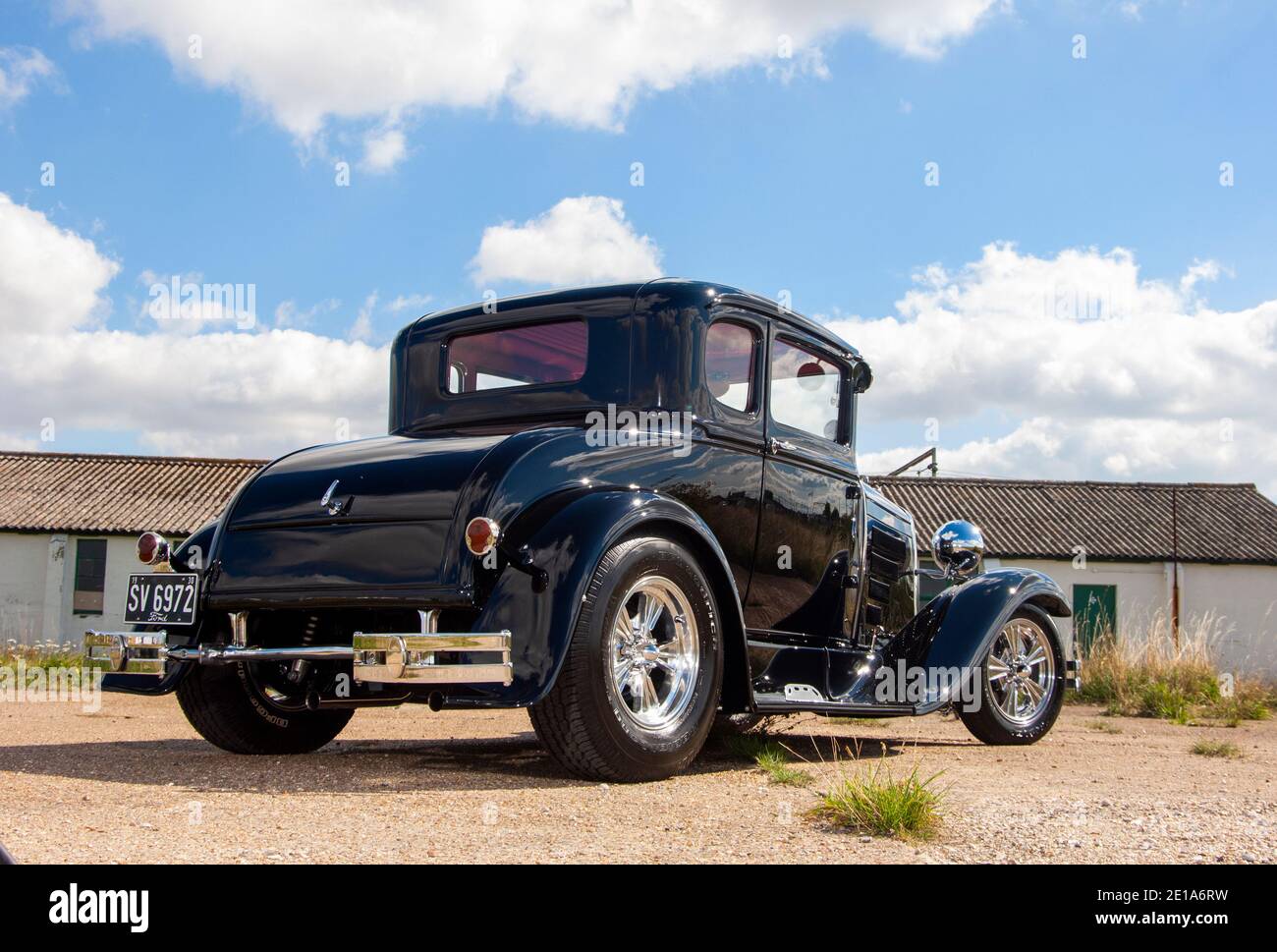Ford Model A Full Fender hot rod Stock Photo - Alamy