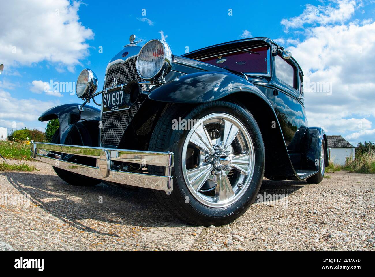 Ford Model A Full Fender hot rod Stock Photo - Alamy