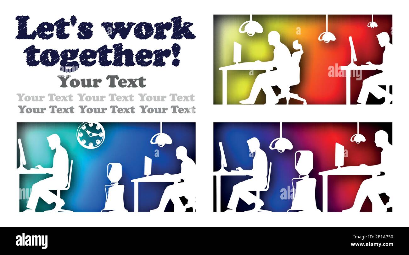 Vector work in paper art style Stock Vector Image & Art - Alamy