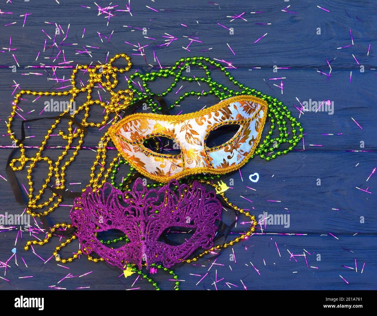 Madi gras beads hi-res stock photography and images - Alamy
