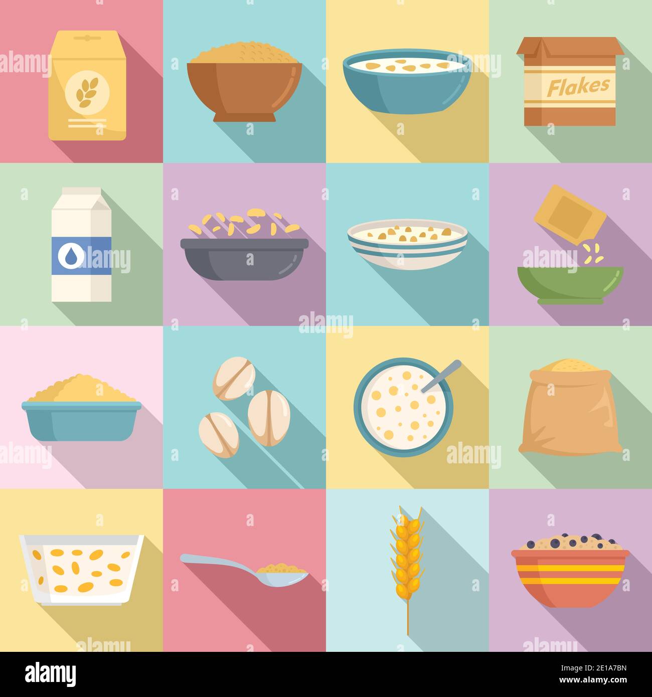 Cereal sugar Stock Vector Images - Alamy